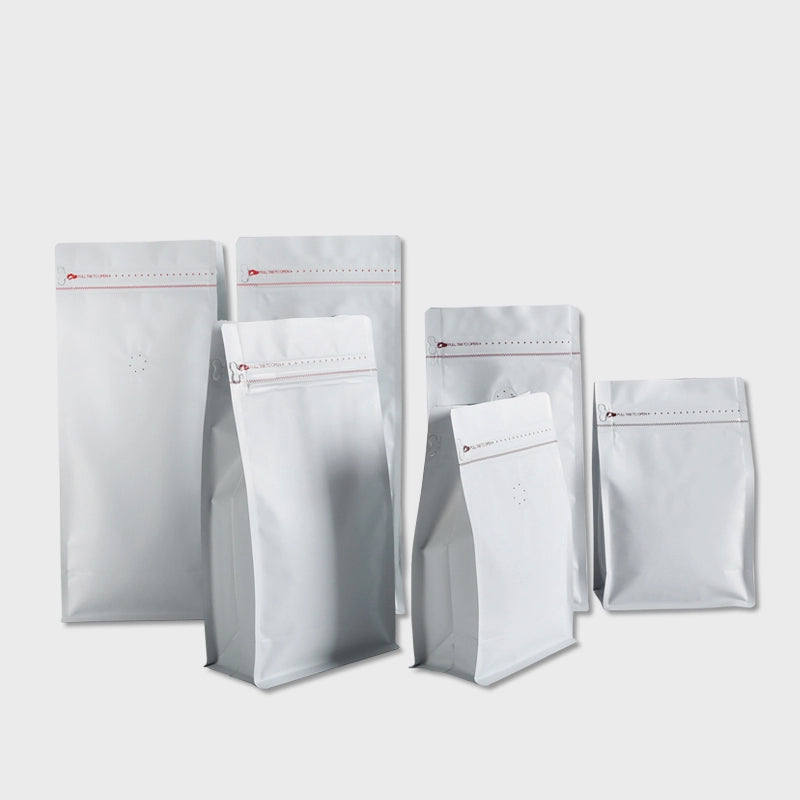 YS-001CB 125g 250g 500g 1kg 1.5kg 2.5kg 8 Sides Flat Bottom Bags – getroaster